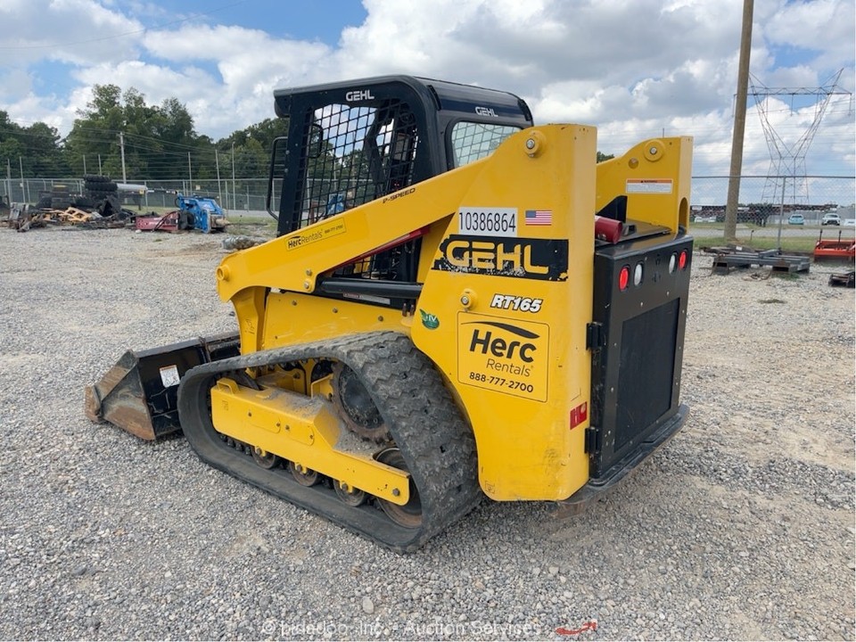 2023 Gehl RT165 Skid Steer Track Loader Crawler Bucket Aux Hydraulic ...