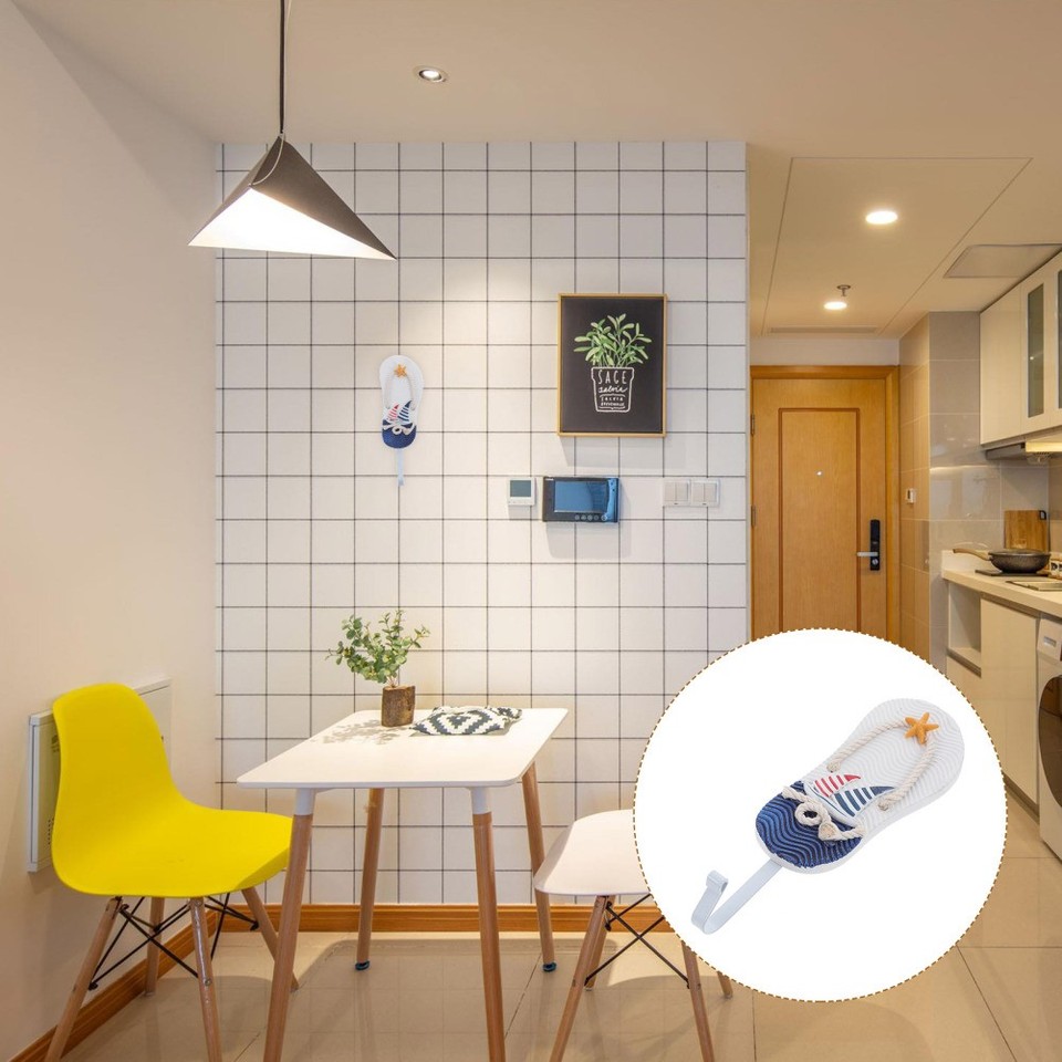 Mediterranean Hook Clothes Hook Wall Decorative Hook Wooden Hat Hanging ...