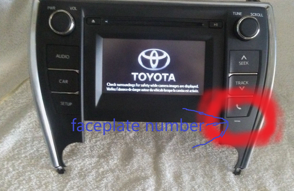 TOYOTA RADIO Digitizer display TOUCH SCREEN GLASS PAD Panel Navigation ...