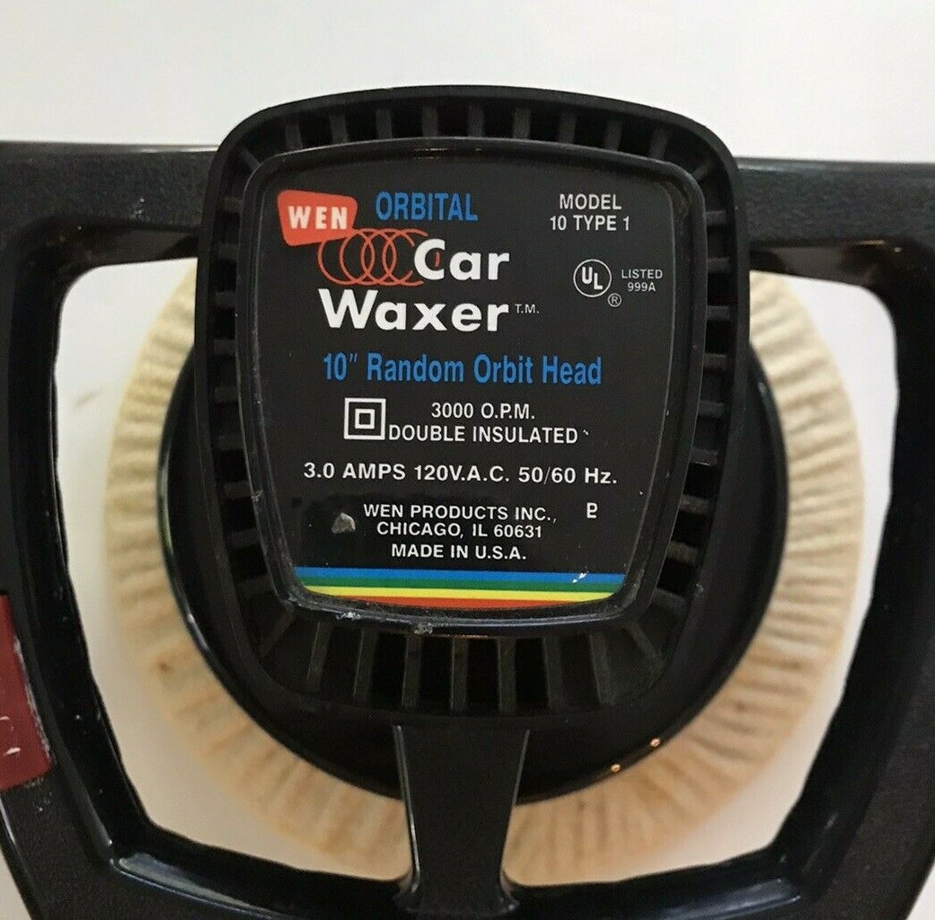 WEN 10" Random Orbital Car Waxer Buffer Polisher Model 10 Type 1 USA It ...