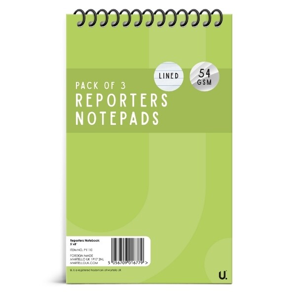 Note Pad A5 A6 A7 Spiral Multi-coloured Neon Ruled Notebook - Chiltern ...