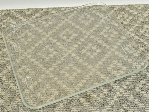 Microwave Oven Tray Glass Rectangular Turntable Plate - 15.75" x 13.5 ...