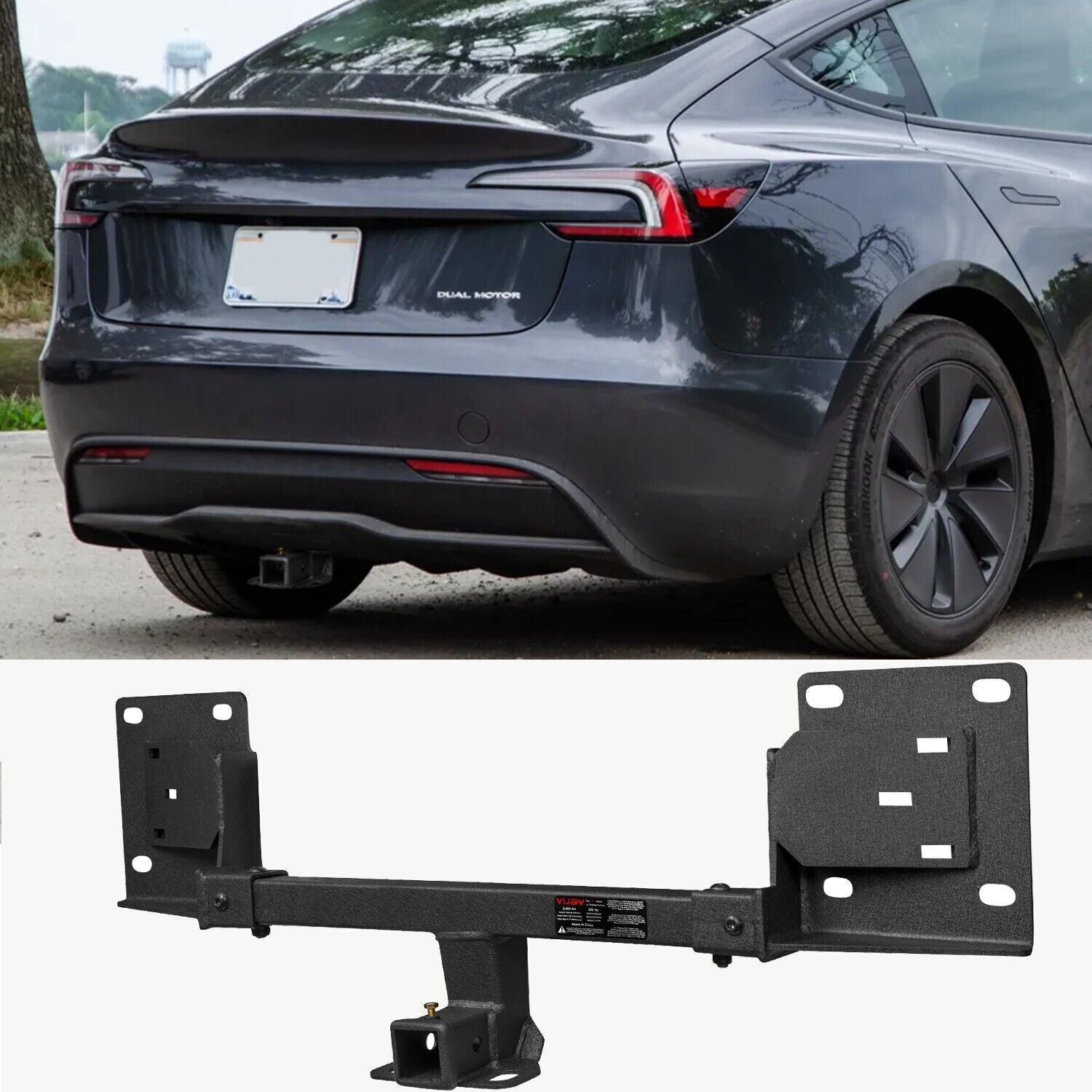 Fits 2017-2023 Tesla Model 3 Trailer Hitch Receiver W/Hitch Receiver 1 ...