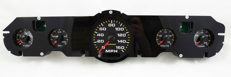 1965-1966 Ford Mustang Analog Gauges Instrument Cluster Direct Fit ...
