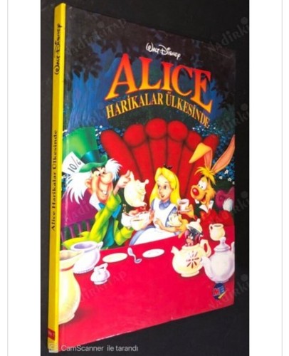 WALT DISNEY ALICE IN WONDERLAND TURKISH MIDDLE EAST COMIC HARDBACK 1997 ...