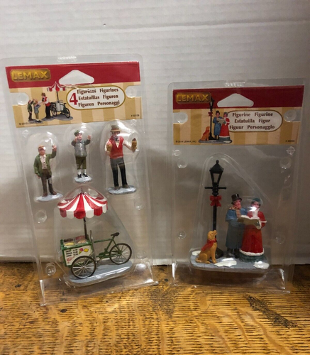 Lemax GELATO CART Set # 32139 & Christmas Carolers #42256 New & Free ...