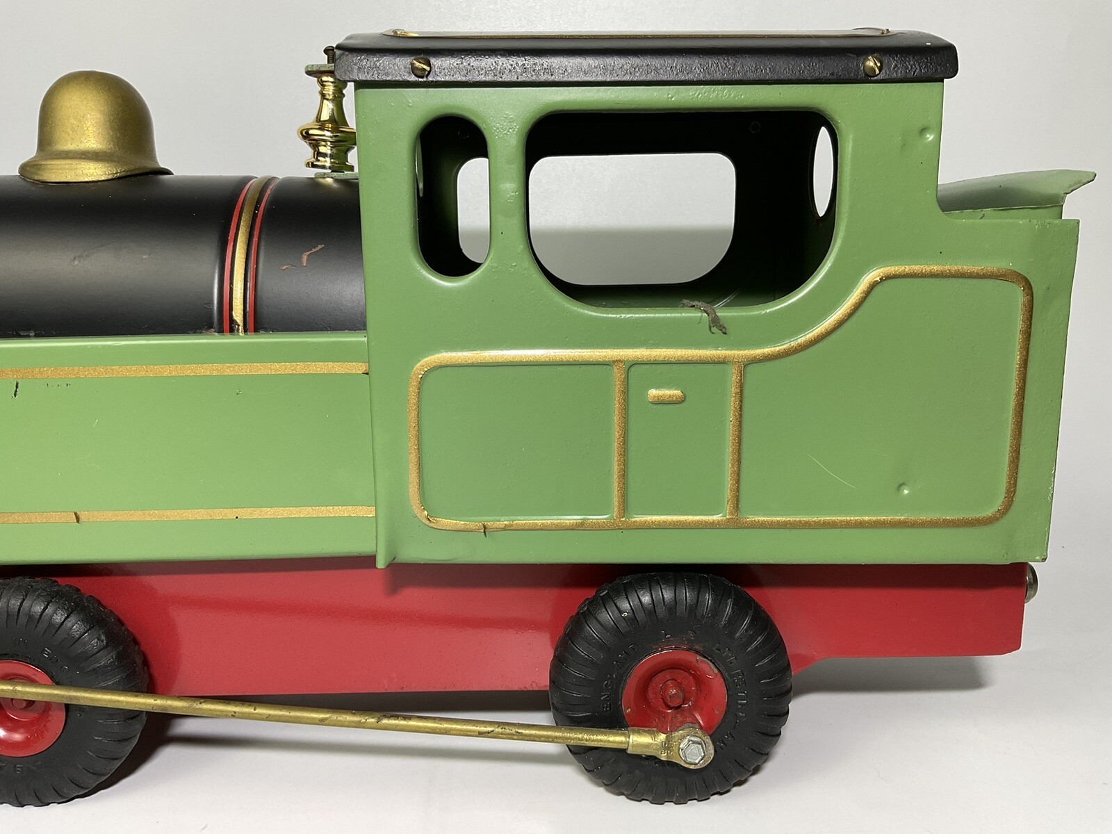 VTG Tri-ang Puff-Puff Pressed Steel Train Locomotive 17" Made in ...