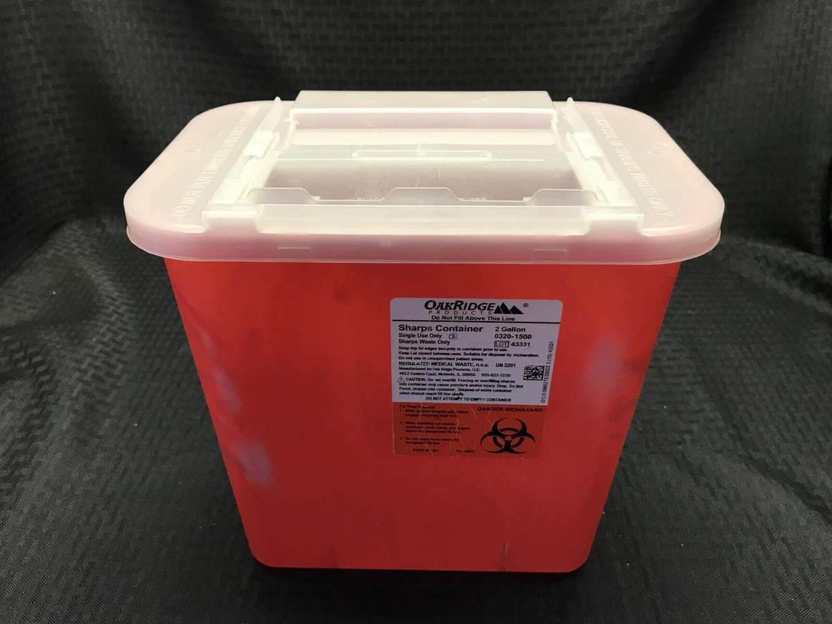 Red Biohazard Container