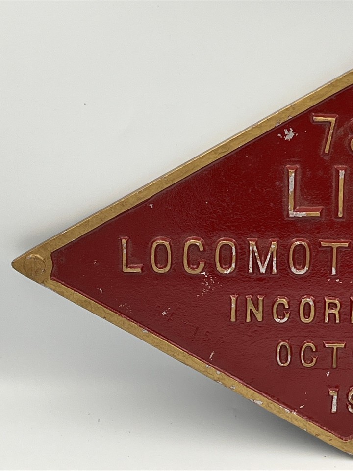 Lima Locomotive Works 7839 October 1941 Diamond Plate MSU Railroad Club ...