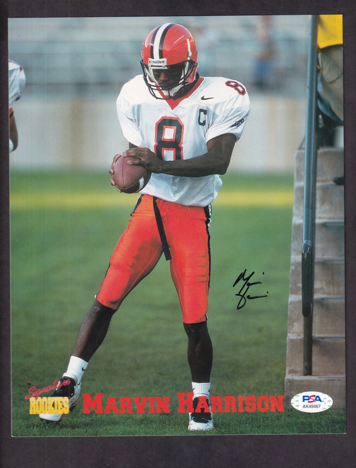 Marvin Harrison Autographed Memorabilia | Signed Photo, Jersey ...