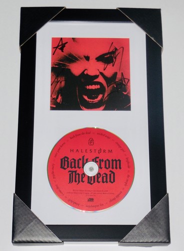 HALESTORM AUTOGRAPHED "BACK FROM THE DEAD" CD COVER (FRAMED & MATTED) - Lzzy Hal | eBay