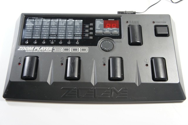 Zoom Player 3000 Advanced Guitar Effects Processor Rp01 Expression ...