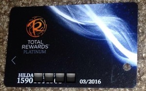 BALLY TOTAL REWARDS PLAYERS CLUB PLATINUM SLOT CARD CAESARS | eBay
