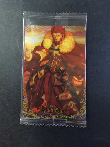 Iskandar Rider SR23 FGO Fate Grand Order Japanese Wafer Card Bandai | eBay