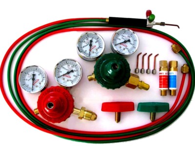 Propane, Oxygen Jewelers' Torch Kit, Regulators, Flash Arrestor, Smith ...