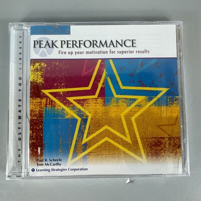 Paraliminal Peak Performance Audio CD Learning Strategies Paul Scheele | eBay