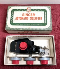 SINGER Sewing Automatic Zigzagger & Stitch Patterns Vintage 160981 for ...