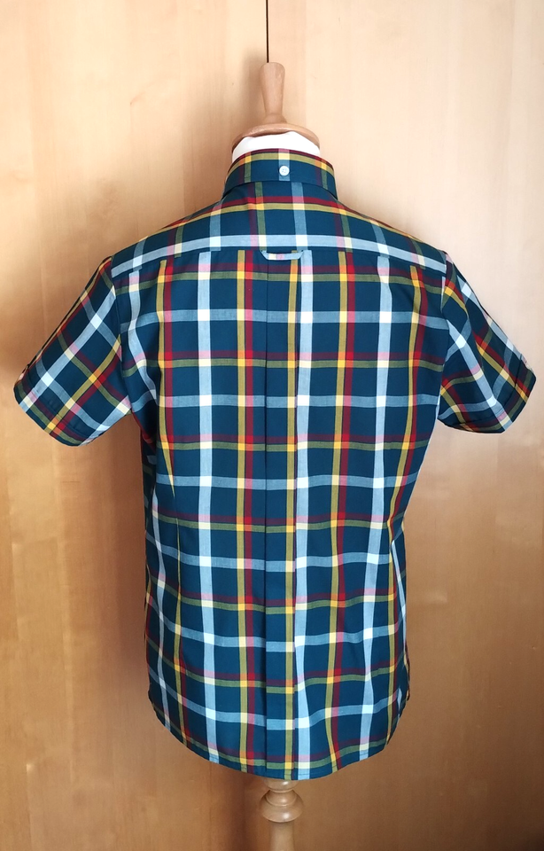 RARE BRUTUS TRIMFIT LARGE GREEN RED YELLOW CHECK MOD SKINHEAD SUEDEHEAD ...