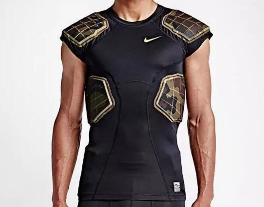 NIKE Pro Combat Hyperstrong Compression Shirt Large Camoflage Football ...