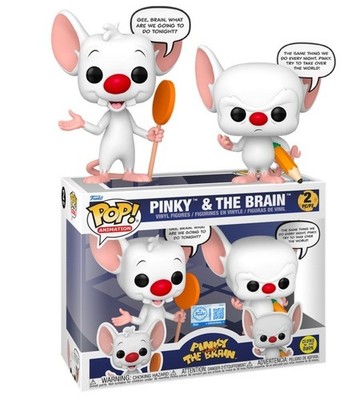 Funko POP Animation Pinky & The Brain 2-Pack | eBay