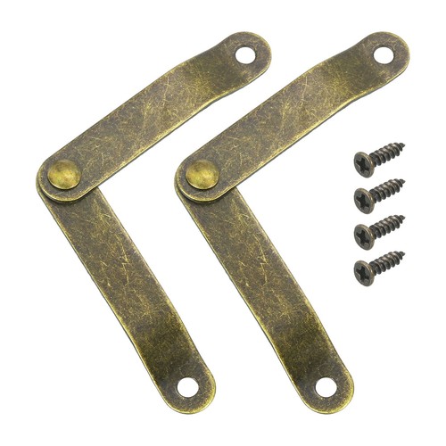 2Pcs 3.86"x0.39" Folding Lid Support Hinges, Lift Up Lid Stay Hinge ...