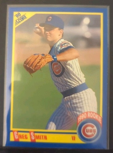 1990 SCORE #614 Greg Smith 1990 Rookie Chicago Cubs | eBay UK