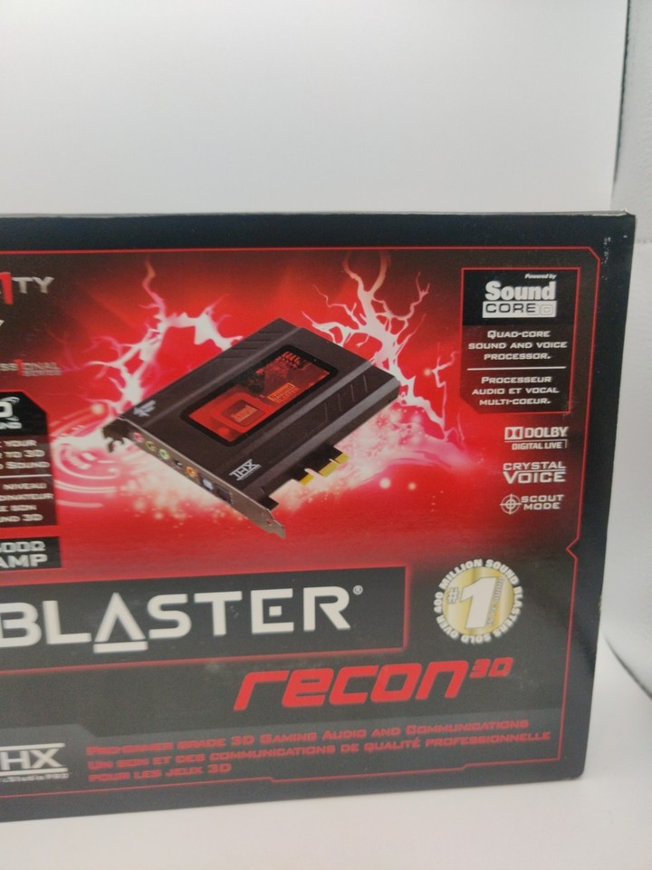 Creative SoundBlaster Recon3D THX PCIE Fatal1ty Pro PC Audio Card ...
