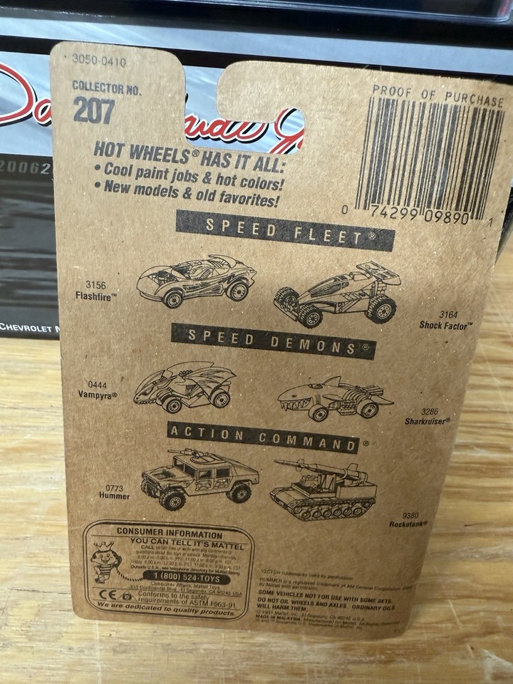 Hot Wheels Vector Avtech WX-3 UH #207 purple New Model card variation | eBay