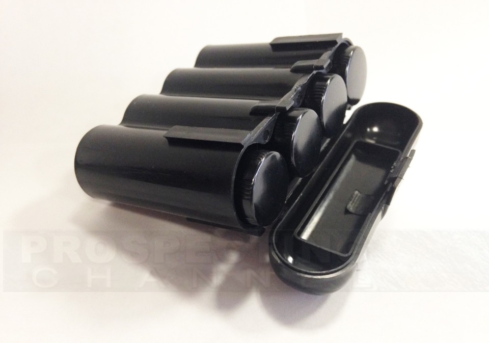 VIAL Carring CASE Holder Protector with 4 1 ozt GOLD VIALS Storage ...