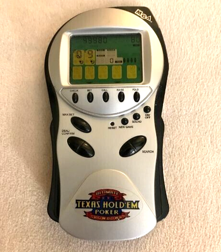 MGA Ultimate Texas Hold'Em Poker Showdown Handheld Game | eBay