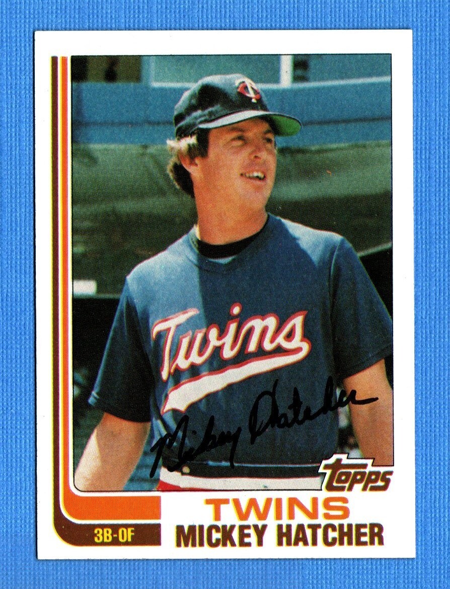 1982 Topps #467 Mickey Hatcher Minnesota Twins | eBay