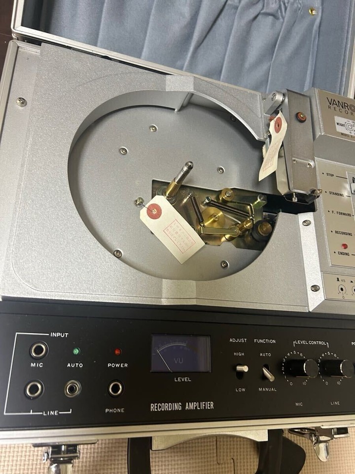 VANROCK E-101 Vinyl LP Record cutting Machine WITH MISSING TURNTABLE | eBay