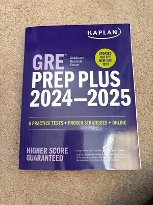 GRE Prep Plus 2024: 6 Practice Tests + Proven Strategies + Online | eBay