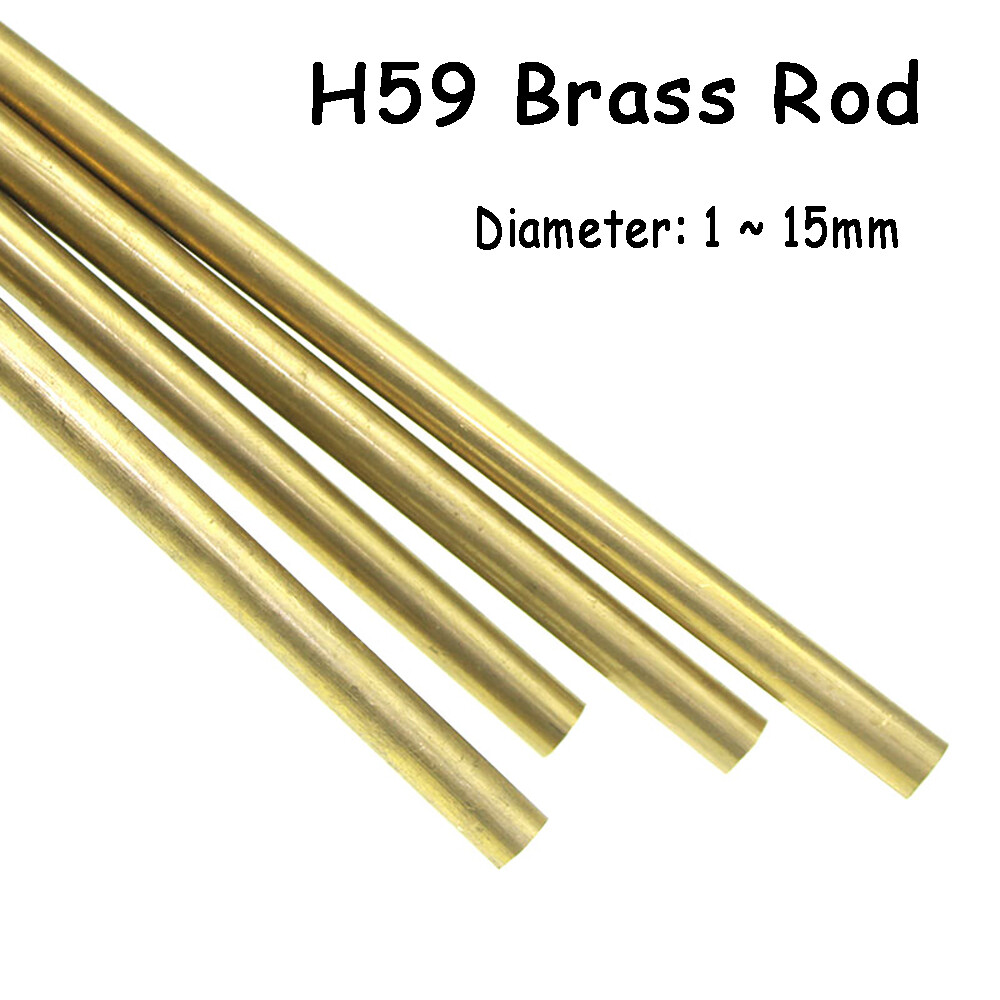 H59 Brass Round Rod Dia 1~15mm Length 200~500mm Solid Brass Rod Not Easily Bent | eBay