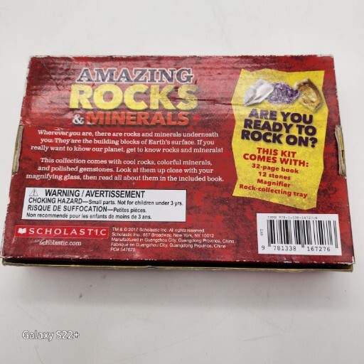 Stones Amazing Rocks and Minerals 12 Different Samples Scholastic ...