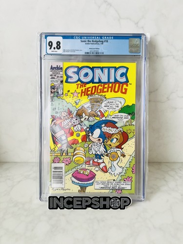 Sonic The Hedgehog (Archie Comics) - Issue #18 Newsstand Edition CGC 9. ...