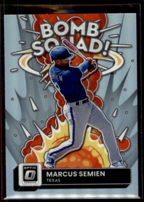 Marcus Semien 2022 Donruss Optic Bomb Squad Holo Prizm #99 Texas ...
