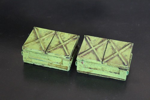 2 Fallout Wasteland Warfare Painted Dumpsters Post Apocalyptic Scatter ...