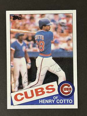 Henry Cotto Autograph Signed 1985 Topps Chicago Cubs | eBay