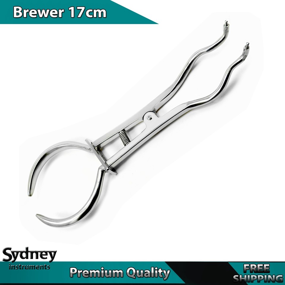 Dental Endodontic Clamp Plier style surgical Brewer Type Rubber Dam ...