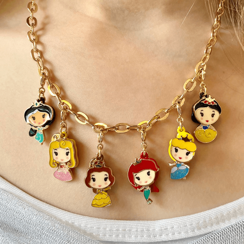 NWT Bundle Lot of 9 Charm It! Disney Princess Charms Belle Aurora ...