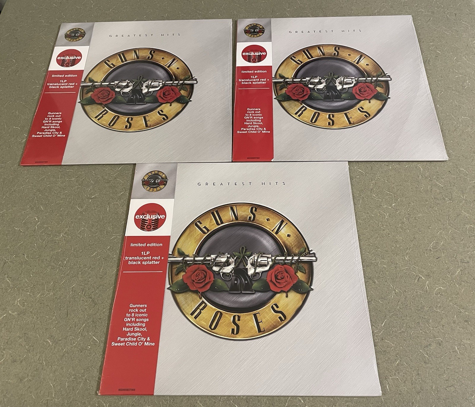 Guns N Roses : Greatest Hits Target Exclusive Red/Black Splatter Vinyl ...