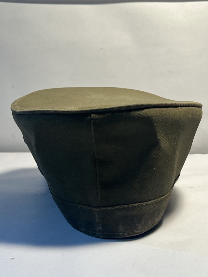 Vtg M1951 Korean War US Army Ridgeway Cap Size 7 1950s Spring Up ...