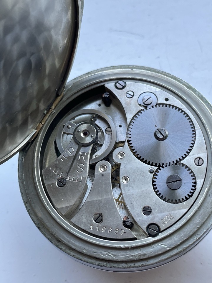 Swiss Made Production Timer Pocket Stop Watch Vintage | eBay UK