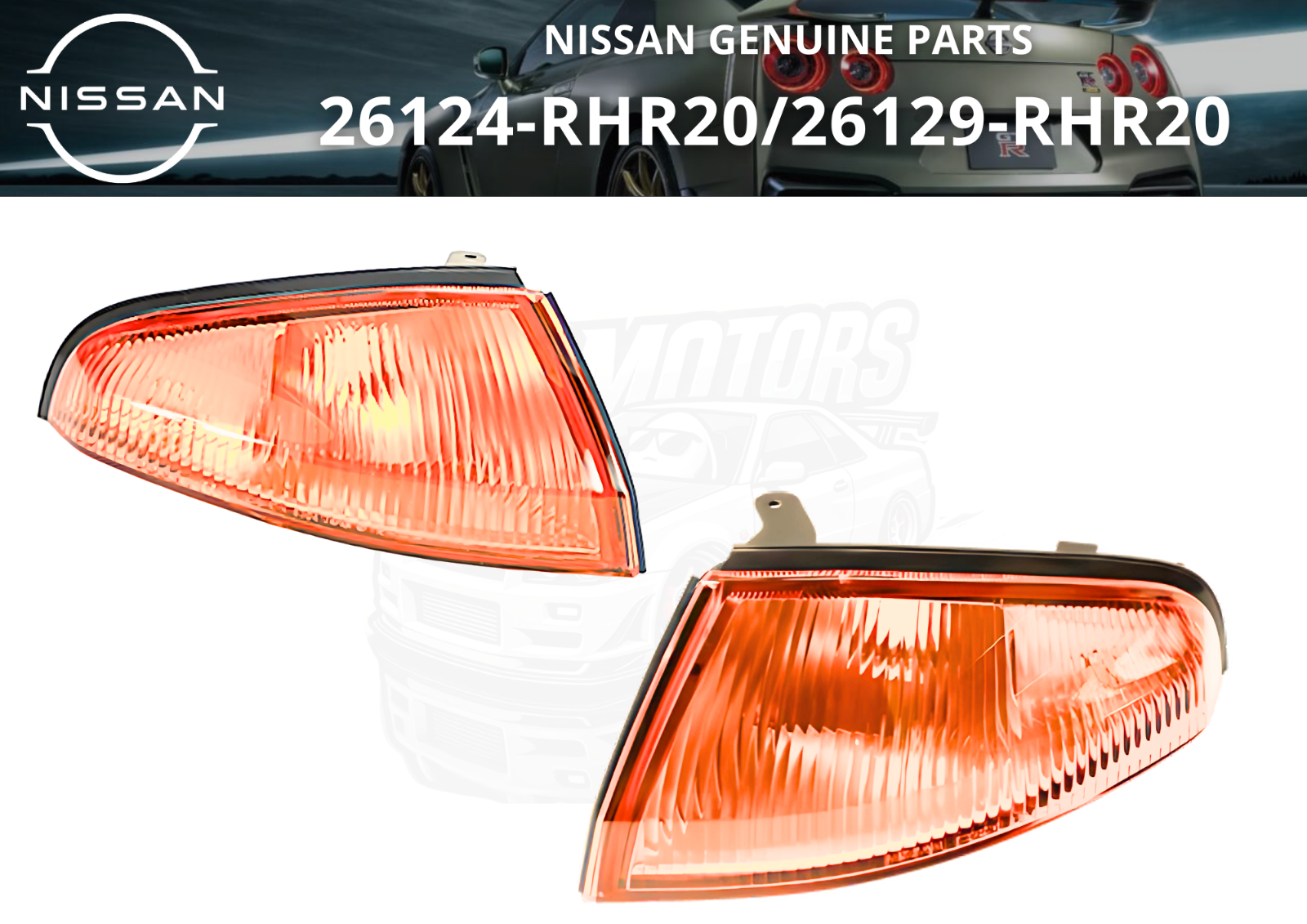 Nissan Genuine Skyline R32 GT-R GTR Turn Signal Lights Right and Left ...