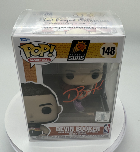 Devin Booker Signed Autographed Funko Pop Phoenix Suns NBA Hologram ...