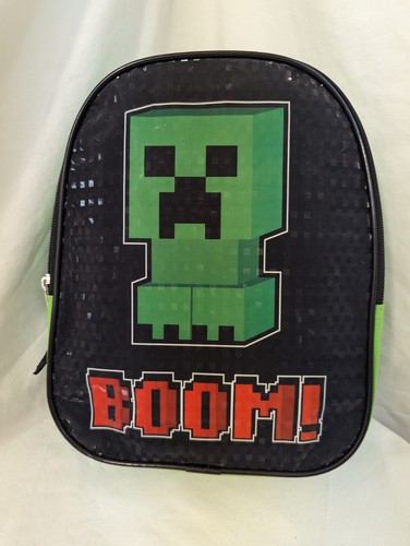 Minecraft Creeper Kids Small Mini Backpack 10" BOOM Bioworld Merch ...