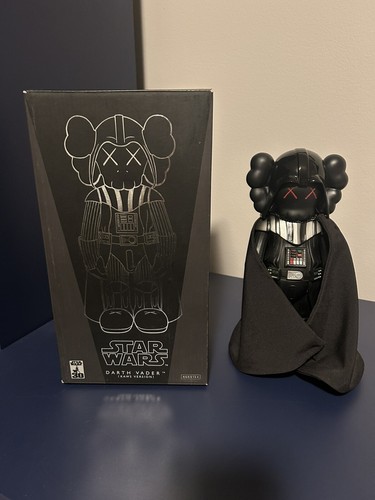 KAWS Star Wars Darth Vader Companion with Cape Vinyl Figure Black | eBay