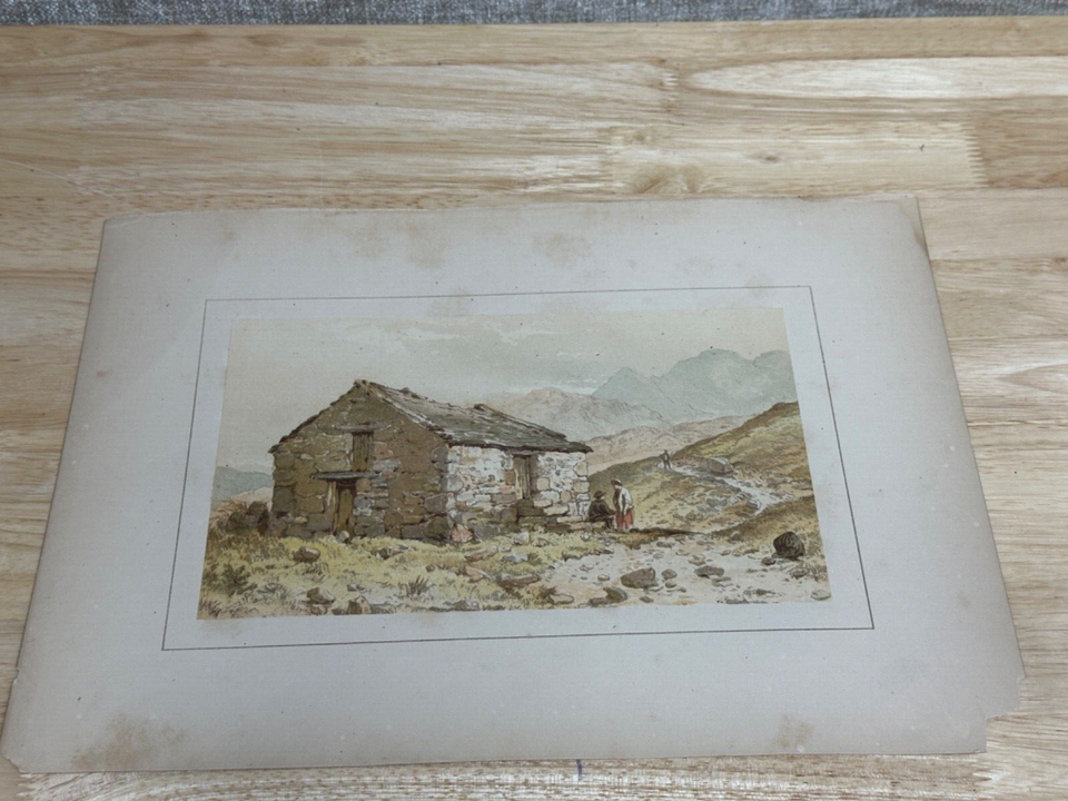 PENLEY, Aaron - Chromolithograph of Sketching from Nature in Water ...