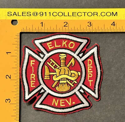 VINTAGE NEVADA NV ELKO FIRE DEPT PATCH ELKO COUNTY | eBay